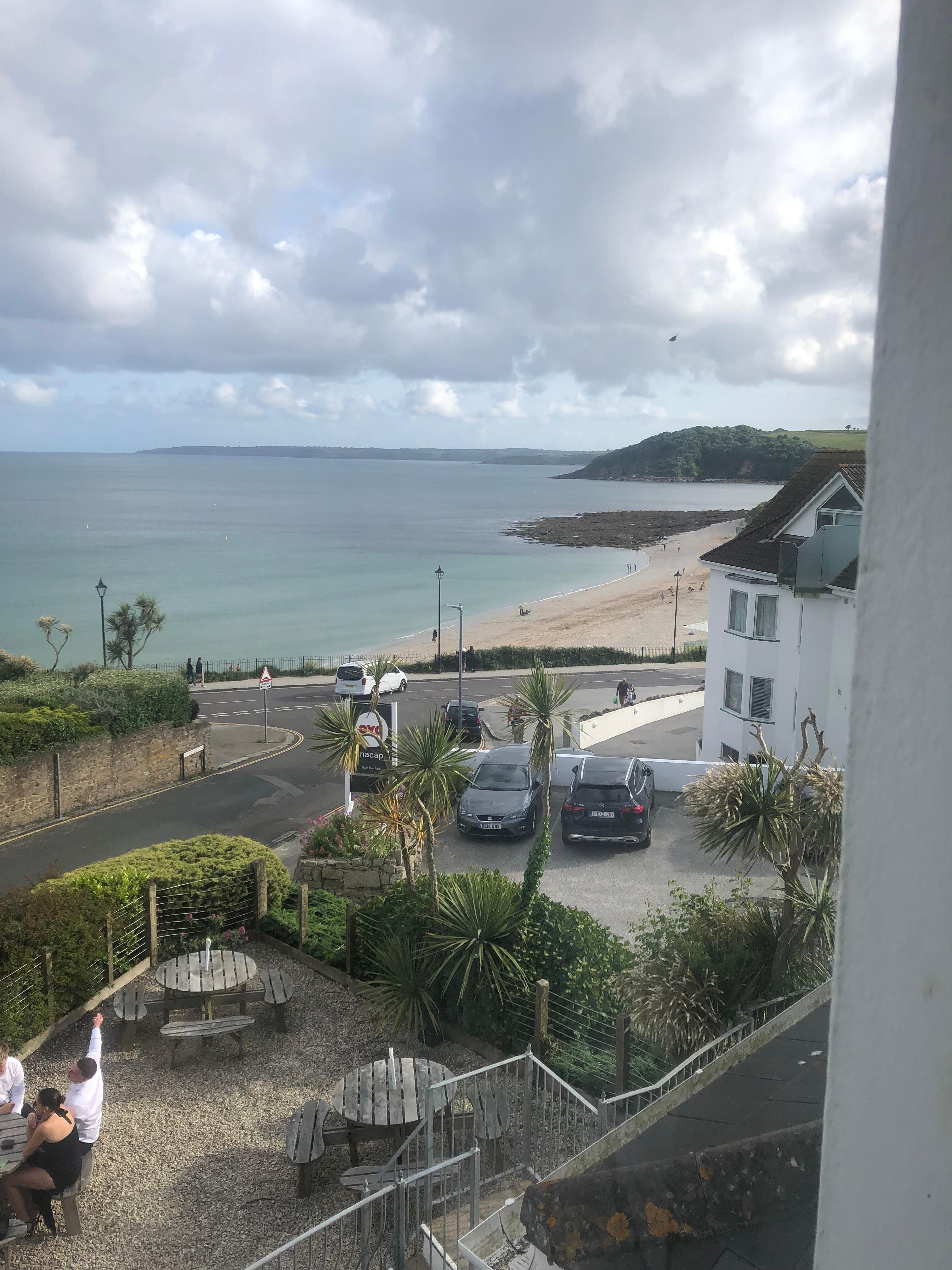 View from bedroom window.