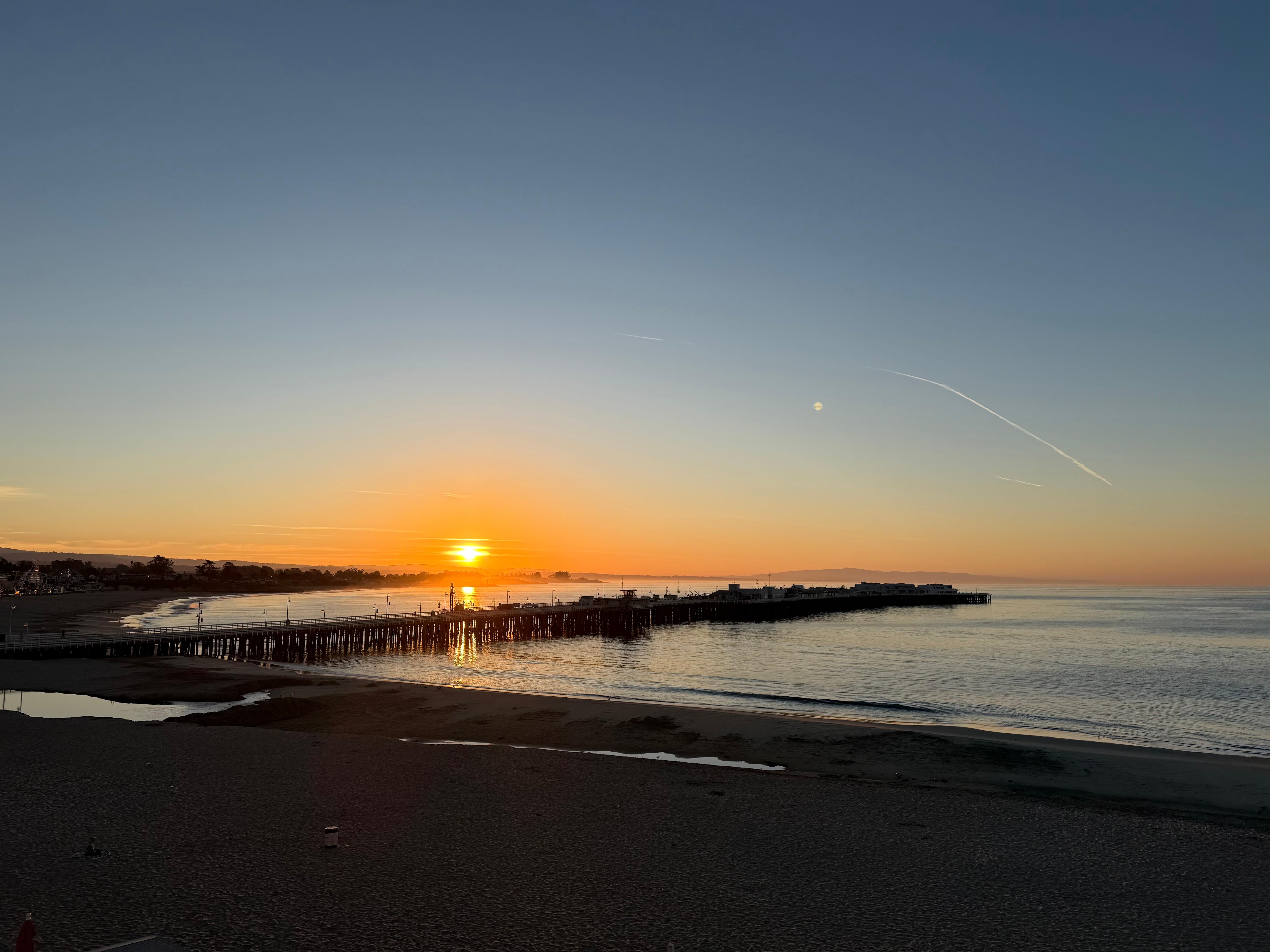 Sunrise from our room. 