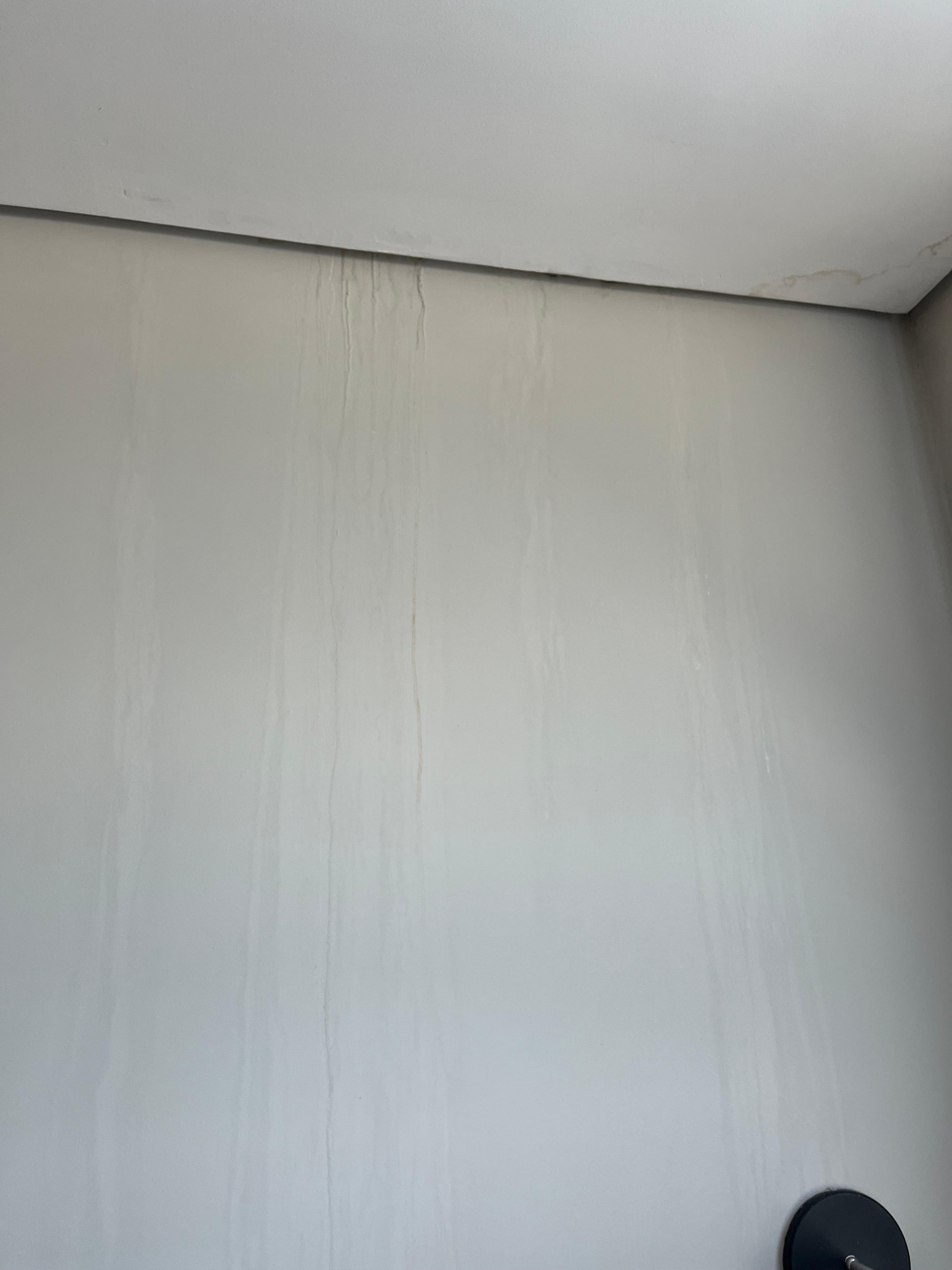 Infiltração nas paredes 